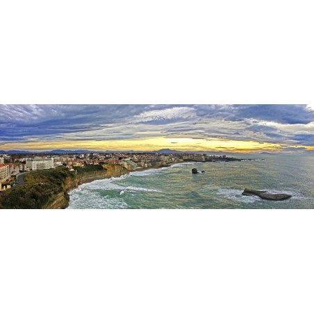 Tableau sur toile Biarritz en hiver | Photoexpression