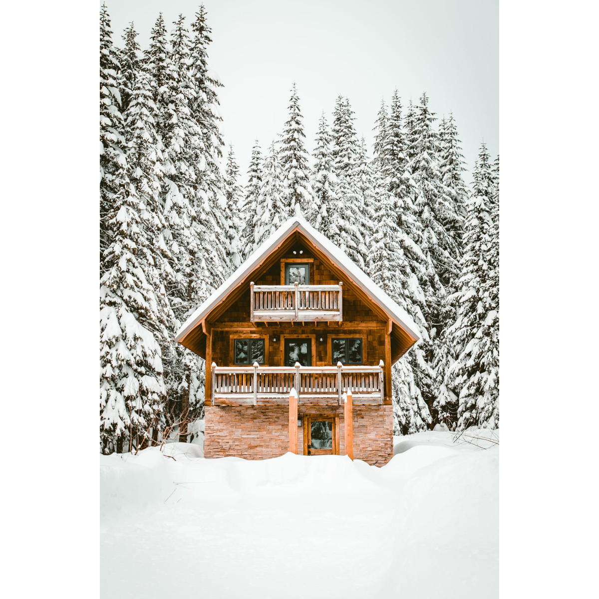 Tableau mural chalet | Photoexpression