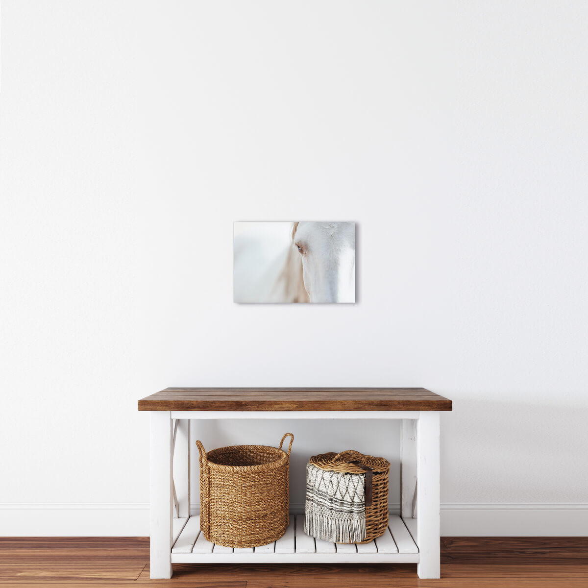 Tableau mural cheval blanc | Photoexpression